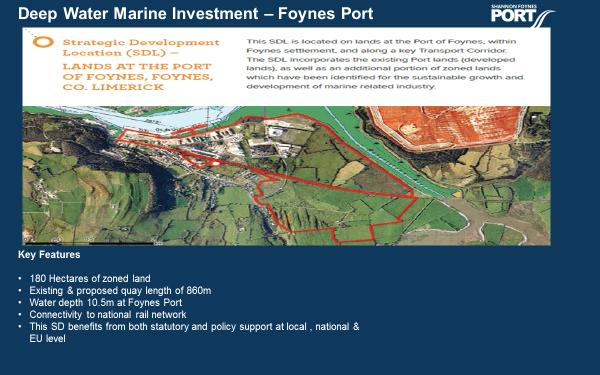 Lands at Foynes - Shannon Foynes Port | Bulk Cargo Handling